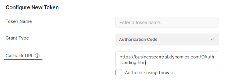 Dynamics BC Requests with Postman