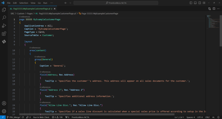AZ AL Dev Tools/AL Code Outline Visual Studio Code extension