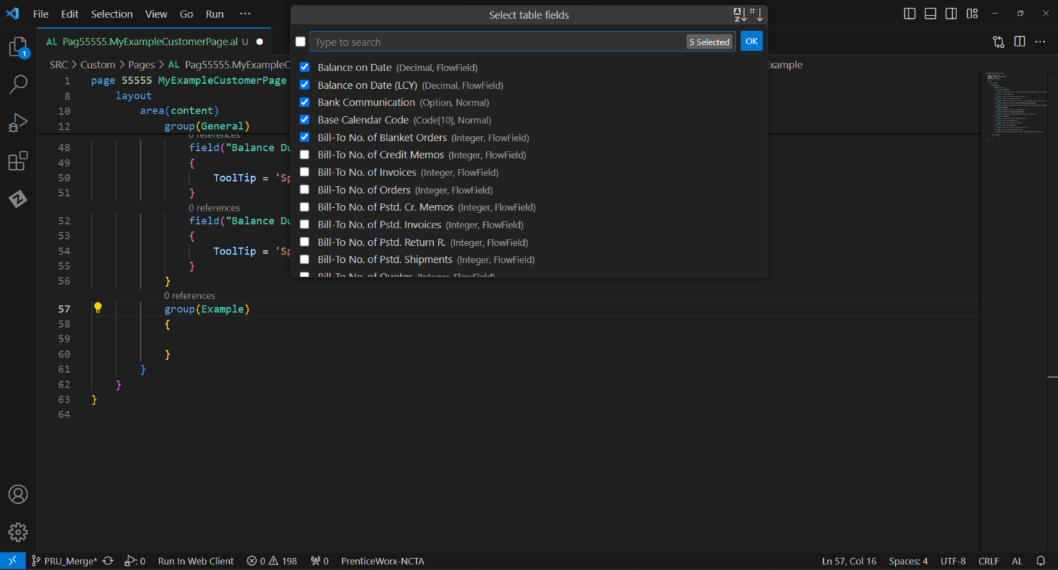 AZ AL Dev Tools/AL Code Outline Visual Studio Code extension