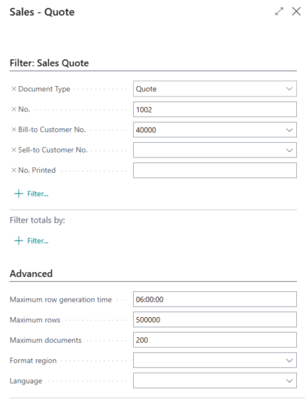 BC 23 reports: Report Region Format and Language