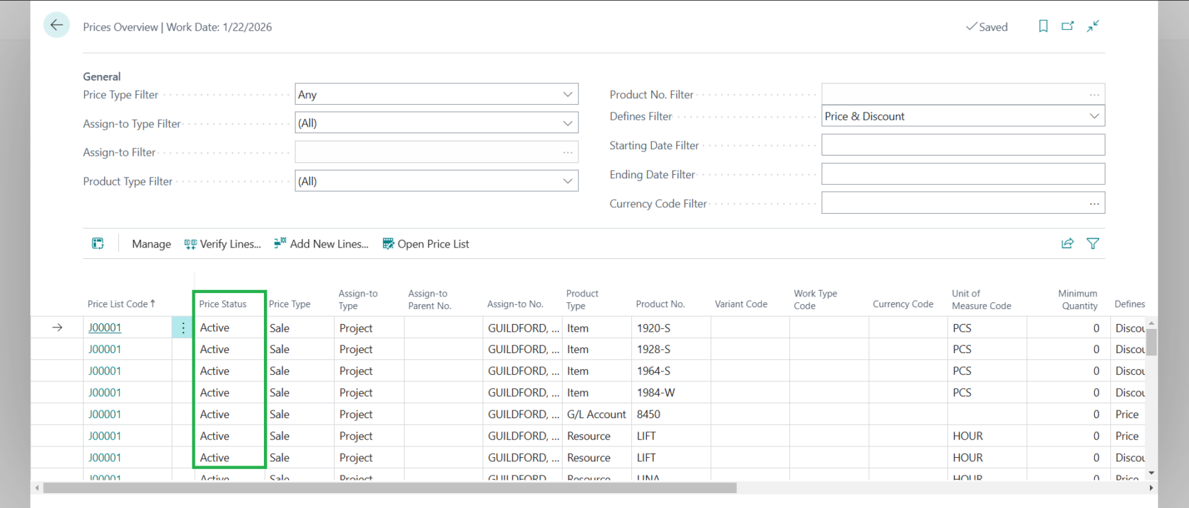 Price Calculation Module